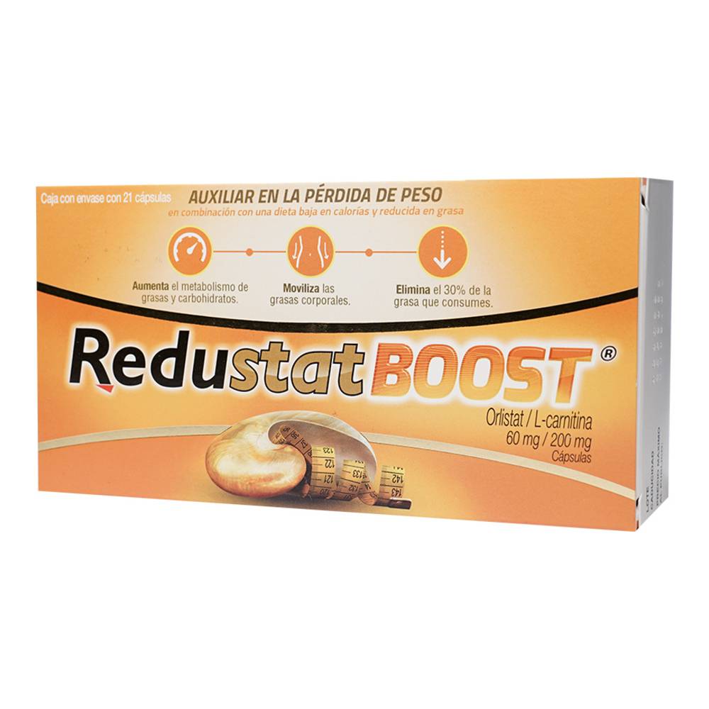 Redustat Boost 60/200 Mg 21 Cápsulas