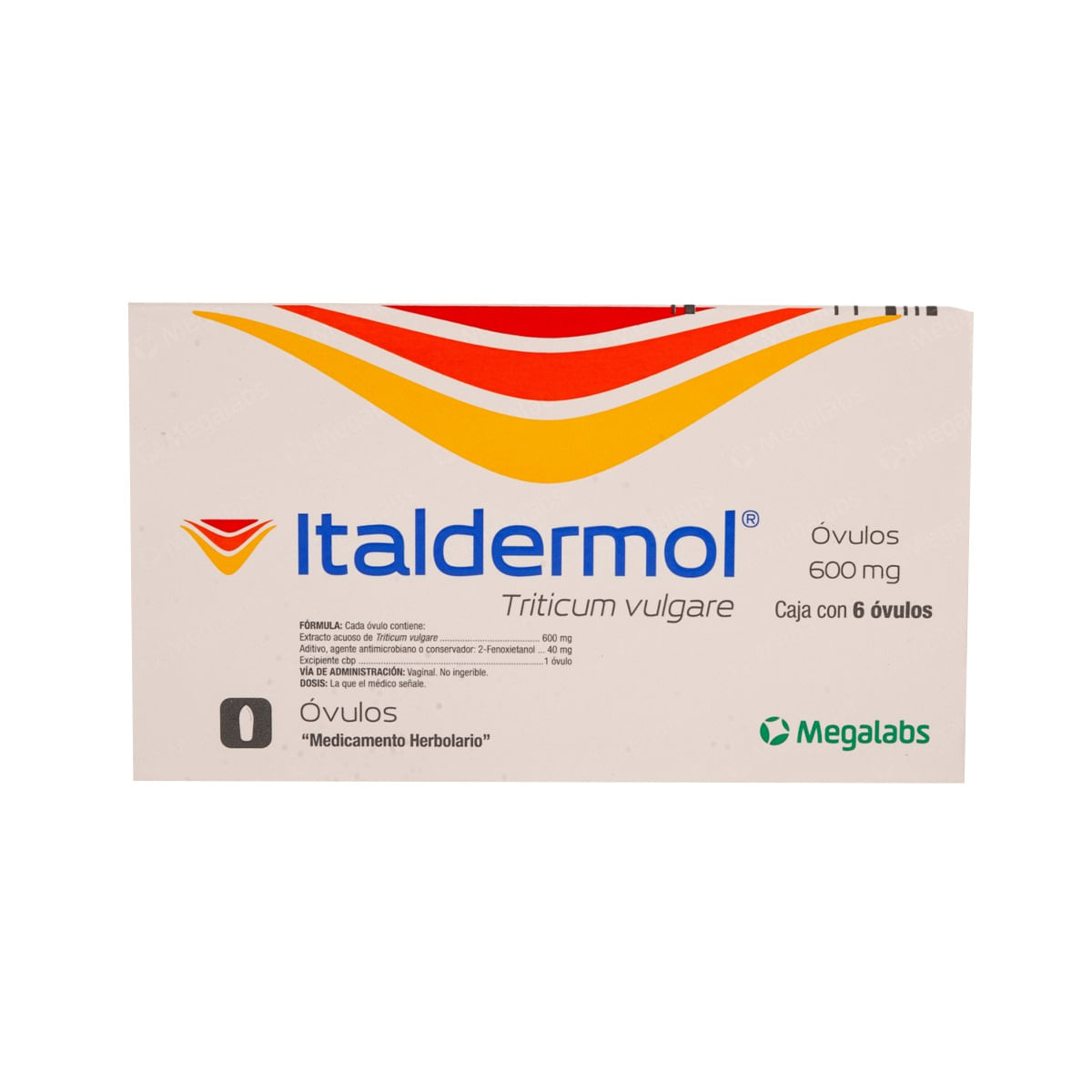 ITALDERMOL 600/40 MG OV 6