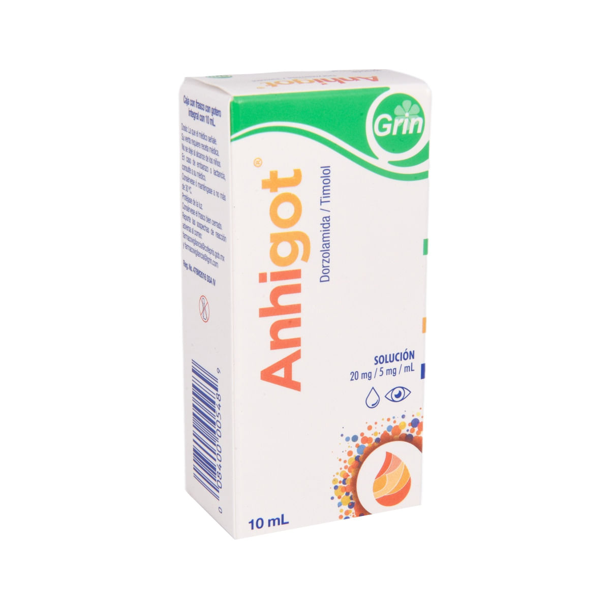 ANHIGOT SOL OFTAL FCO GOT 10 ML