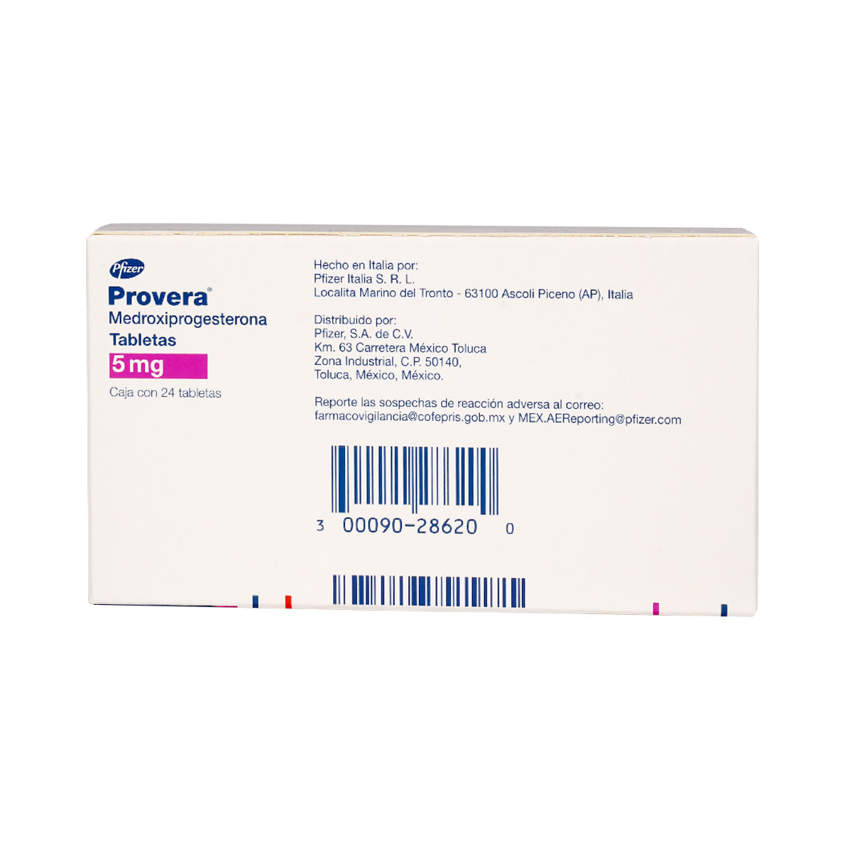 PROVERA 5 MG 24 TAB