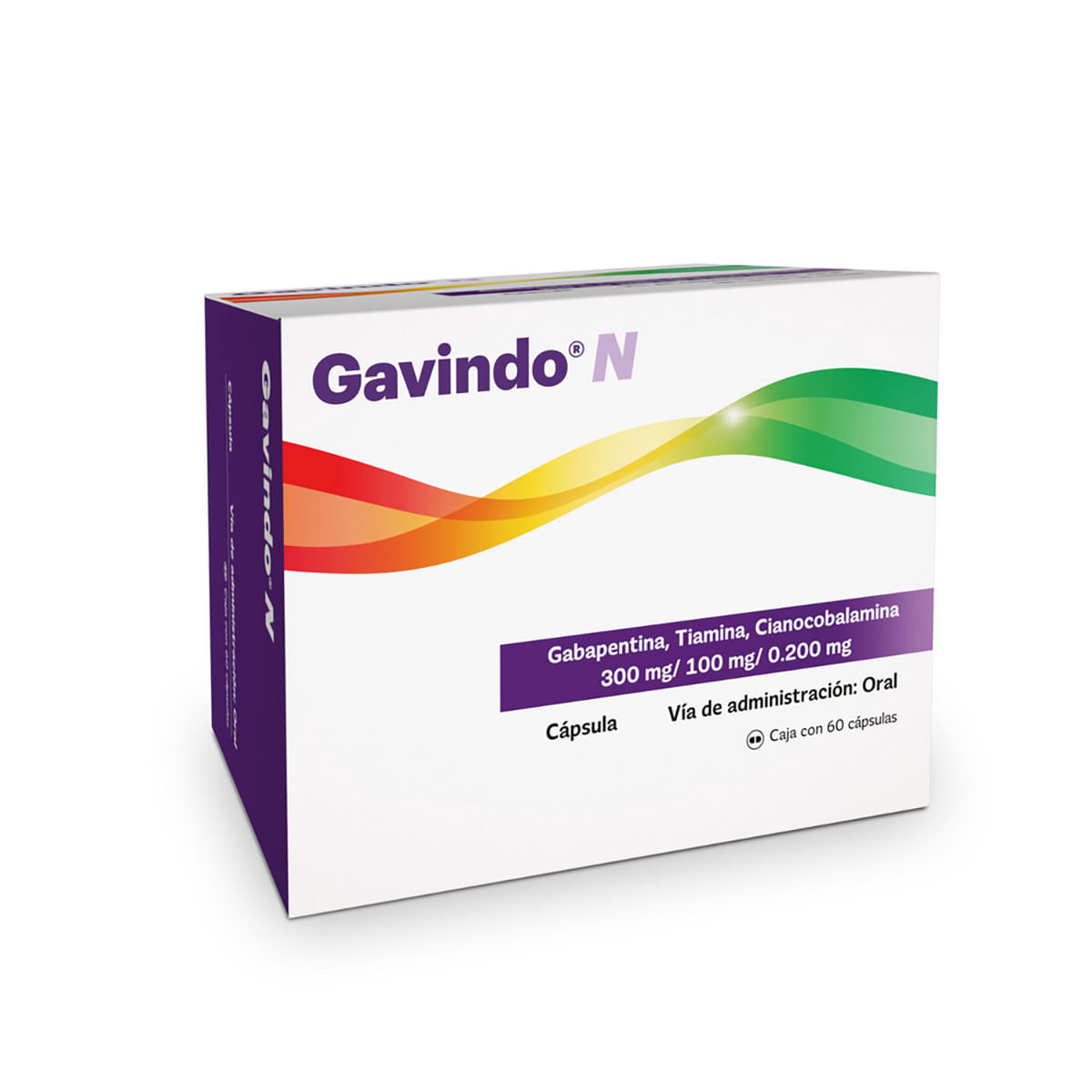 GAVINDO N 300/100/0.200MG 60 CAPS